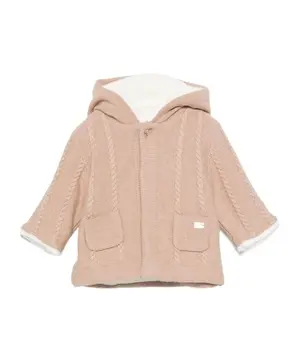 TARTINE ET CHOCOLAT Long-sleeved Cardigan - Nude
