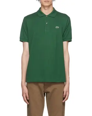 Lacoste Logo Short-sleeved Polo Shirt - Green