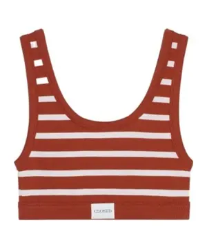 Closed Striped Bralette