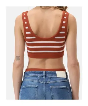 Closed Striped Bralette