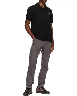 Stone Island Logo Patch Polo Shirt