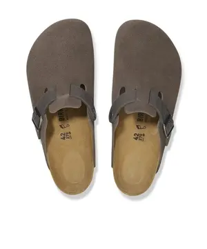 BIRKENSTOCK Boston Buckle Detailed Slippers