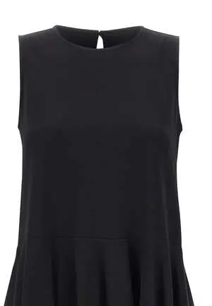 KAOS Asymmetric Ruffled Sleeveless Top