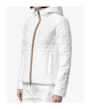 K-WAY Quilted Hooded Zip-up Jacket