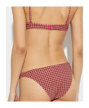 The Upside Aliki Gingham Bikini Top