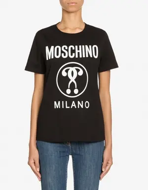 Moschino Double Question Mark Print T-shirt