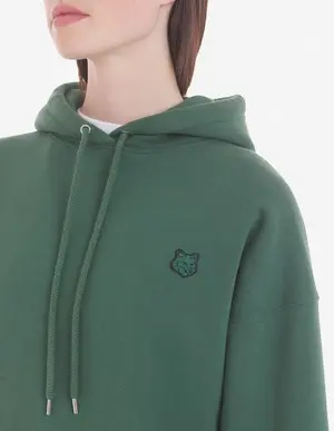 Maison Kitsuné Fox Embroidered Drawstring Hoodie