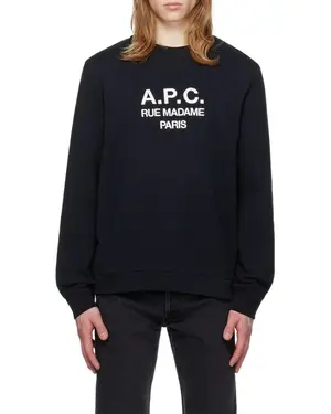 A.p.c. Logo Printed Crewneck Sweatshirt