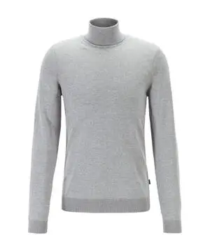 Hugo Boss Turtle Neck Jumper - Gray