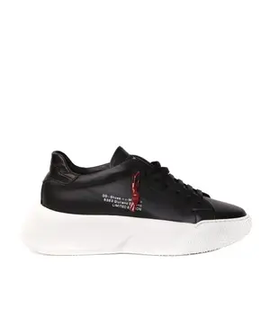 GIULIANO GALIANO Low-cut Lace-up Sneakers - Black