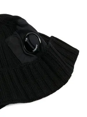 C.P. COMPANY Lens-detail Wool Beanie