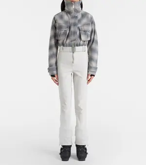 Cordova Plaid Onesie Ski Suit