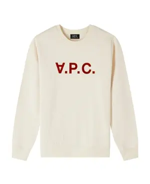 A.p.c. Logo Print Crewneck Sweatshirt