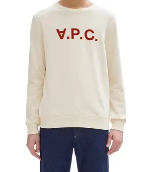 A.p.c. Logo Print Crewneck Sweatshirt