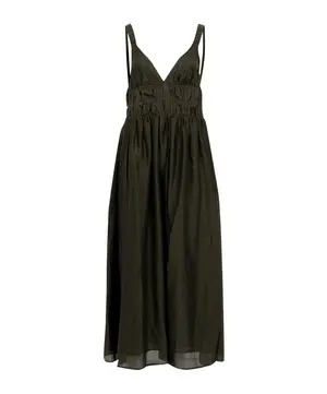 SEMICOUTURE Spaghetti Strap Dress - Black