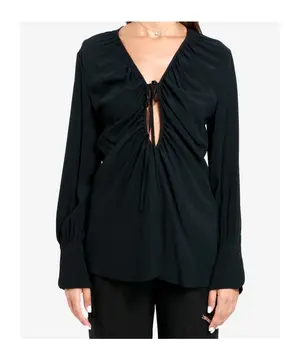 SEMICOUTURE Pleated Detail Blouse