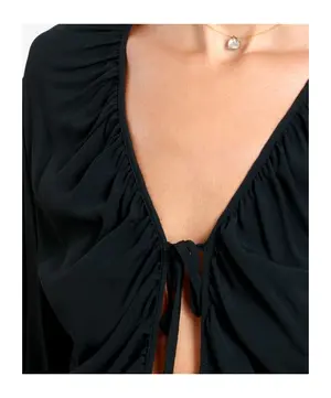 SEMICOUTURE Pleated Detail Blouse