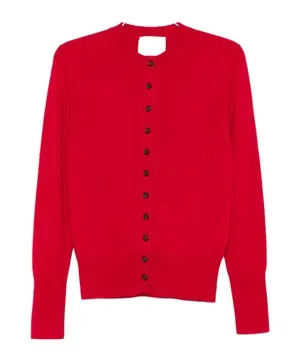 LISA YANG Button-front Cardigan - Red