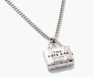 Marc Jacobs Logo Engraved The Tote Bag Necklace