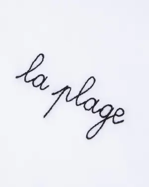 Maison Labiche La Plage Embroidered T-shirt