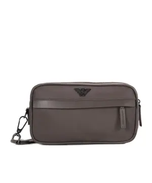 Emporio Armani Zip-around Logo Clutch Bag