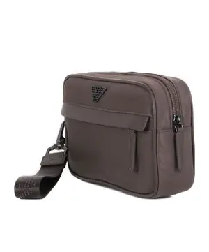 Emporio Armani Zip-around Logo Clutch Bag