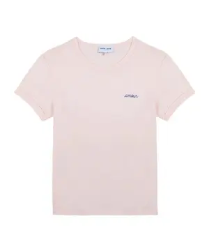 Maison Labiche Amour Embroidered T-shirt - Pink