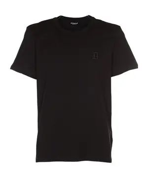 DONDUP Short-sleeved Crewneck T-shirt - Black