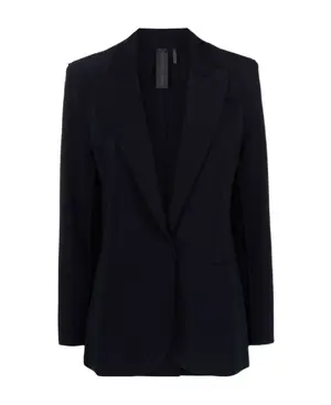 Norma Kamali Peak-lapel Blazer - Black