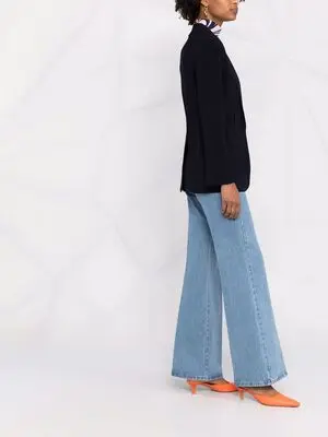 Norma Kamali Peak-lapel Blazer