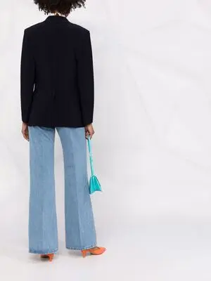 Norma Kamali Peak-lapel Blazer
