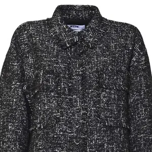 MSGM Long-sleeved Fringed Edge Jacket