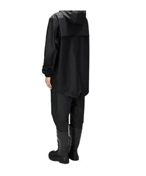 Rains Fishtail Drawstring-hood Coated Parka