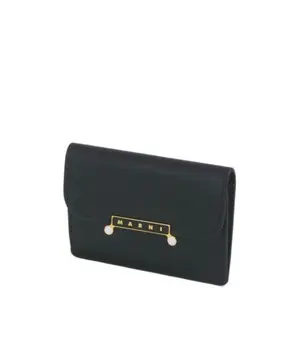 Marni Leather Envelope Card Holder