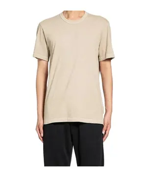 JAMES PERSE Crew Neck T-shirt - Nude