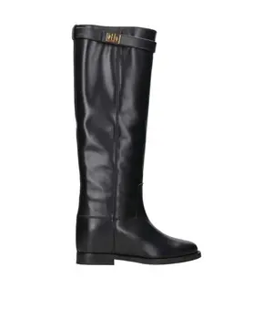 VIA ROMA 15 Round-toe Ankle Boots - Black