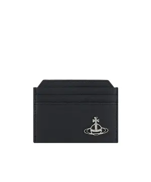 VIVIENNE WESTWOOD Orb Plaque Card Holder - Black