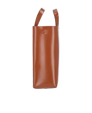 Marni Logo Printed Drawstring Tote Bag