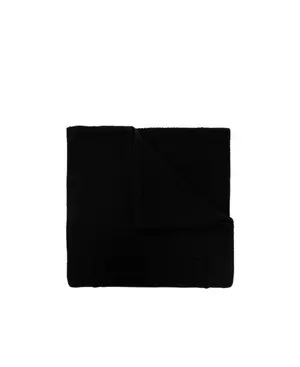 LANVIN Logo Scarf - Black