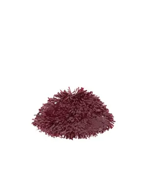Alanui Fringed Sequined Hat - Red