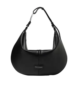 Armani Exchange Logo-detail Shoulder Bag - Black