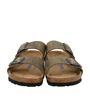 BIRKENSTOCK Arizona Buckle-fastened Slip-on Sandals - Black
