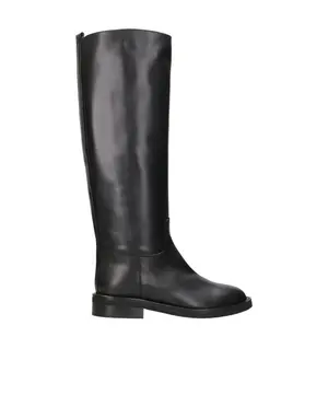 VIA ROMA 15 Round-toe Ankle Boots - Black