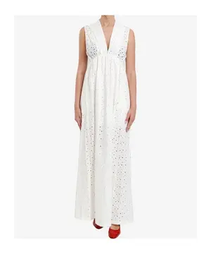 SEMICOUTURE V-neck Sleeveless Dress