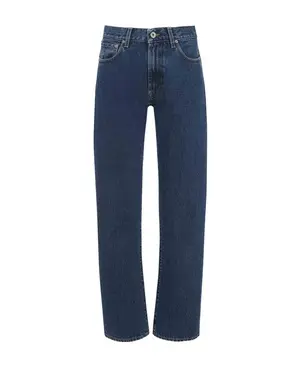 J.W.ANDERSON Jw Anderson Logo Patch Straight-leg Jeans