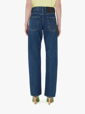 J.W.ANDERSON Jw Anderson Logo Patch Straight-leg Jeans