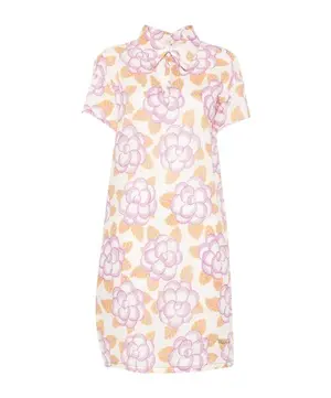 Marni Short-sleeves Midi Dress - Pink