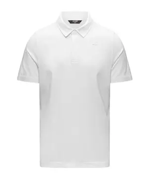 K-WAY Viggo Lt Stretch Jersey Slim Polo Shirt - White