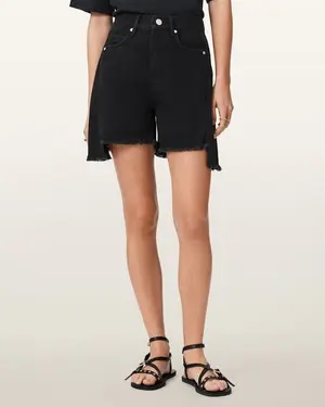 ALLSAINTS Frankie High Waisted Denim Shorts