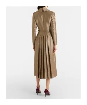 EMILIA WICKSTEAD Kalonice Belted Sequined Tweed Maxi Dress